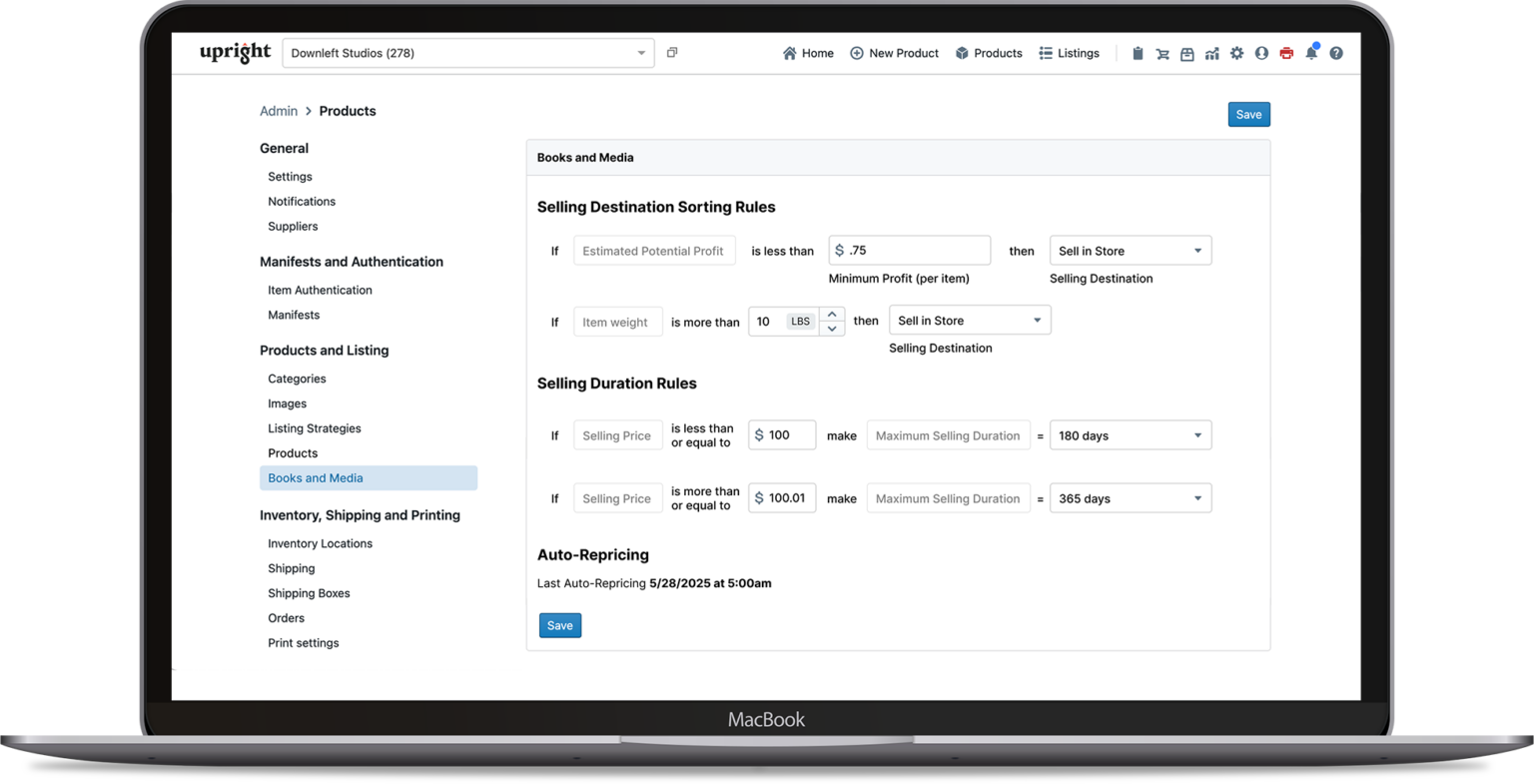 Upright Books - Upright Labs